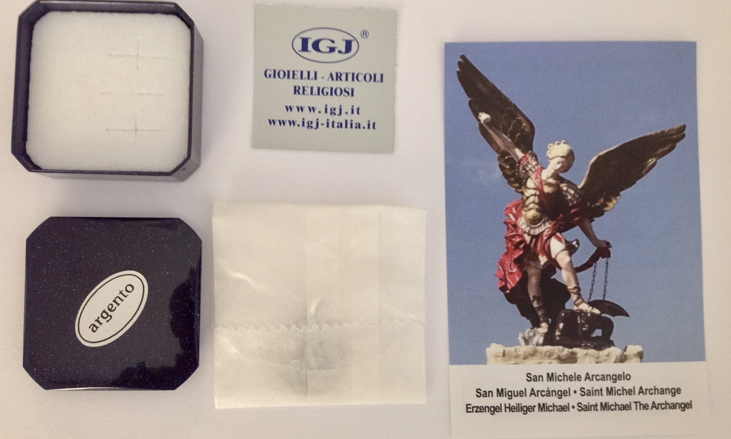 I G J Saint MIchael The Archangel Medal - The Patron Saints Medals