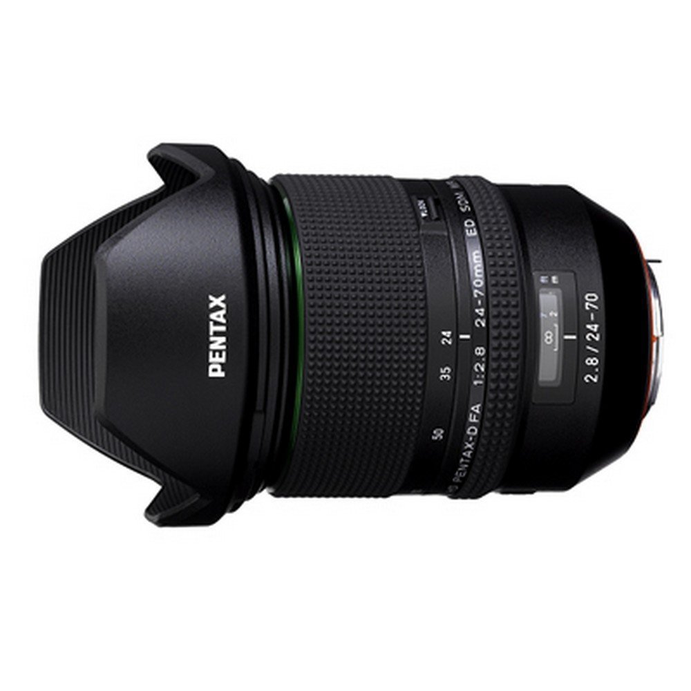 HD PENTAX-D FA 24-70mmF2.8ED SDM WR High-performance standard zoom lens 24mm ultra-wide angle Weather-resistant construction Exceptional imaging power ED Glass Aspherical lens Latest lens coating