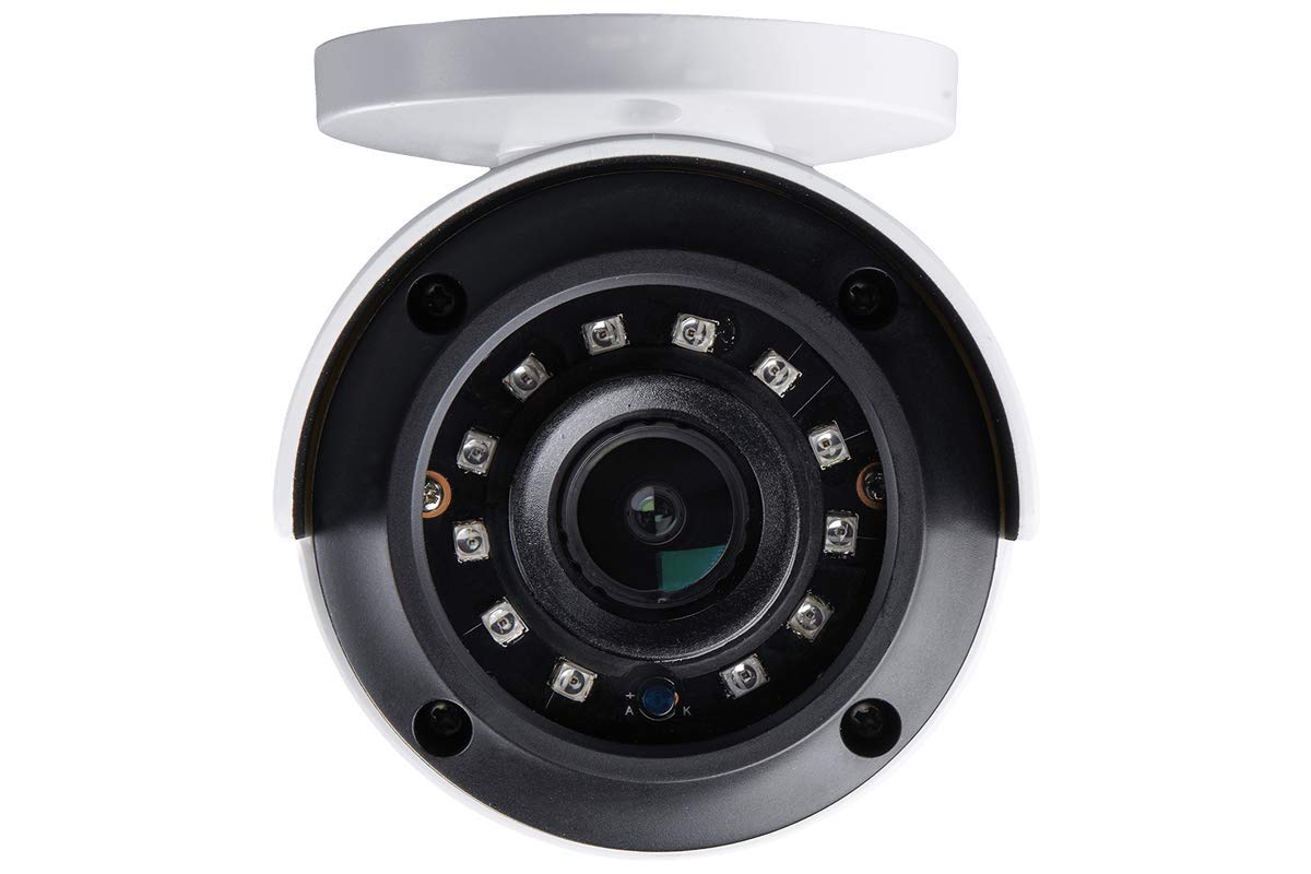 Lorex 4K Security Camera System, Ultra HD Indoor/Outdoor Analog Wired Bullet Cameras with Motion Detection Surveillance, Color Night Vision & Smart Home Compatibility, 1TB 8 -Channel DVR, 8 Cameras