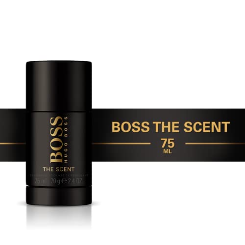 Hugo Boss The Scent Deodorant Stick for Men β With Notes of Ginger, Maninka Fruit & Leather Accords β 2.4 oz.