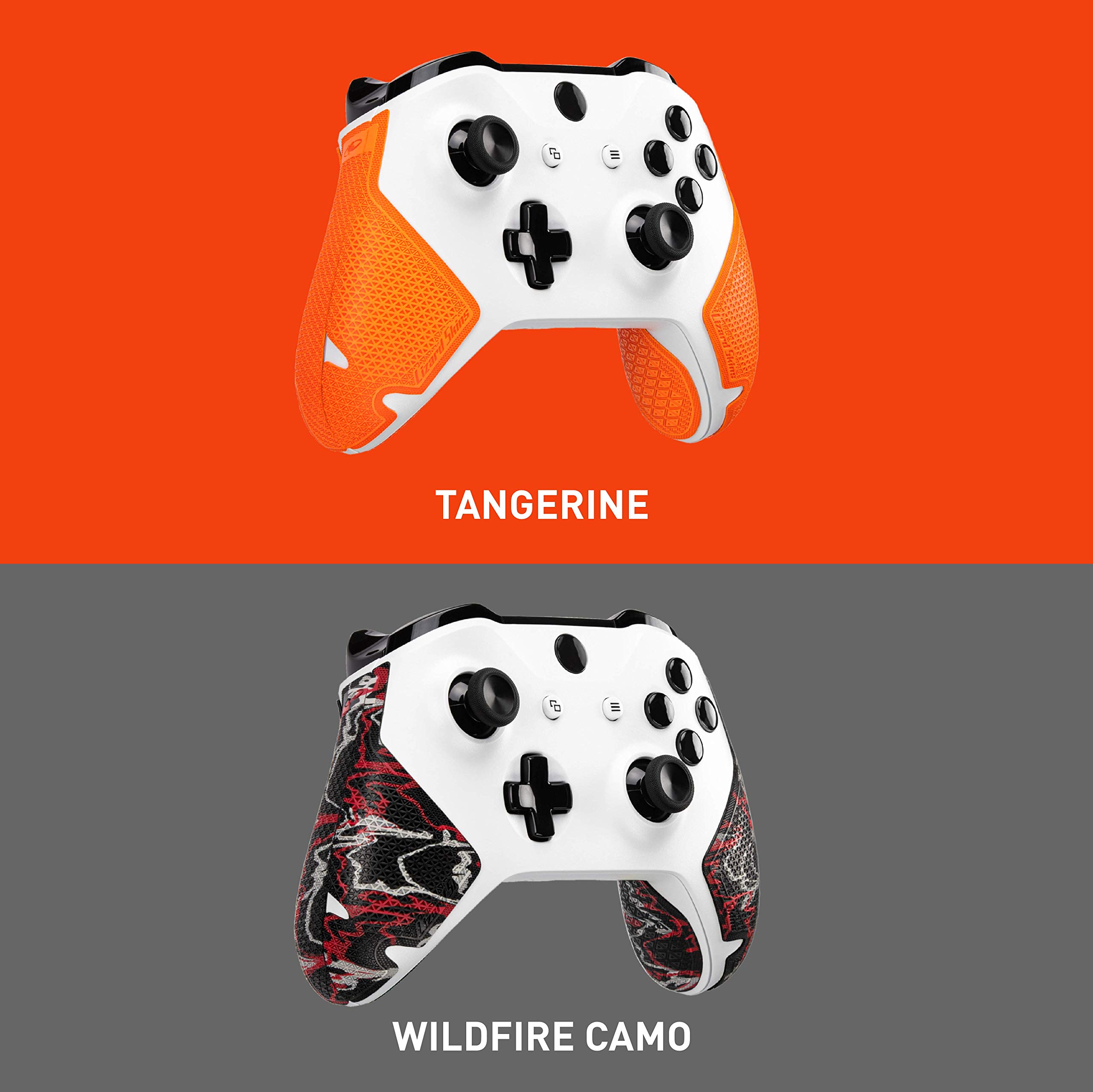 Lizard Skins DSP Controller Grip for Xbox One Controllers – Xbox One Compatible Gaming Grip 0.5mm Thickness - PRE Cut Pieces - Easy to Install – 10 Colors (Wildfire Camo)