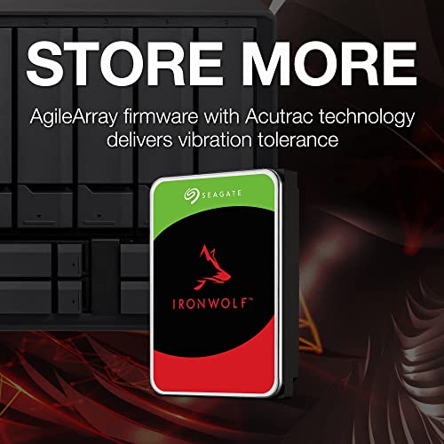 Seagate IronWolf 8TB NAS Internal Hard Drive HDD β 3.5 Inch SATA 6Gb/s 7200 RPM 256MB Cache for RAID Network Attached Storage β Frustration Free Packaging (ST8000VNZ04/N004)