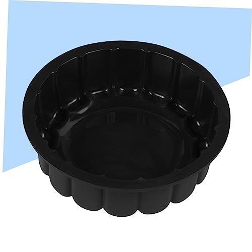 UPKOCH 3pcs Roasting Pans for Ovens Round Silicone Molds Egg Cake Mold Silicone Bread Loaf Pan Flower Pattern Cake Mold Baking Tray Flower Pattern Baking Mold Mousse Cake Bakeware Dessert