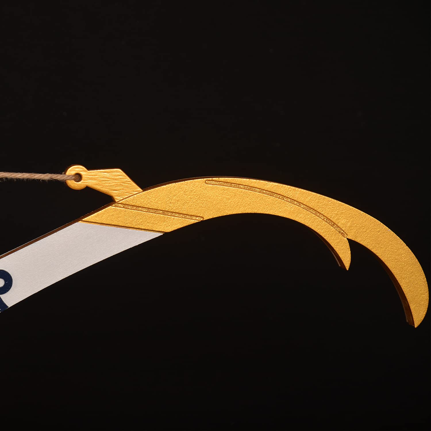 lkjad Wooden Game Genshin Impact Cosplay Bow and Arrow Favonius Warbow Weapon Props Top