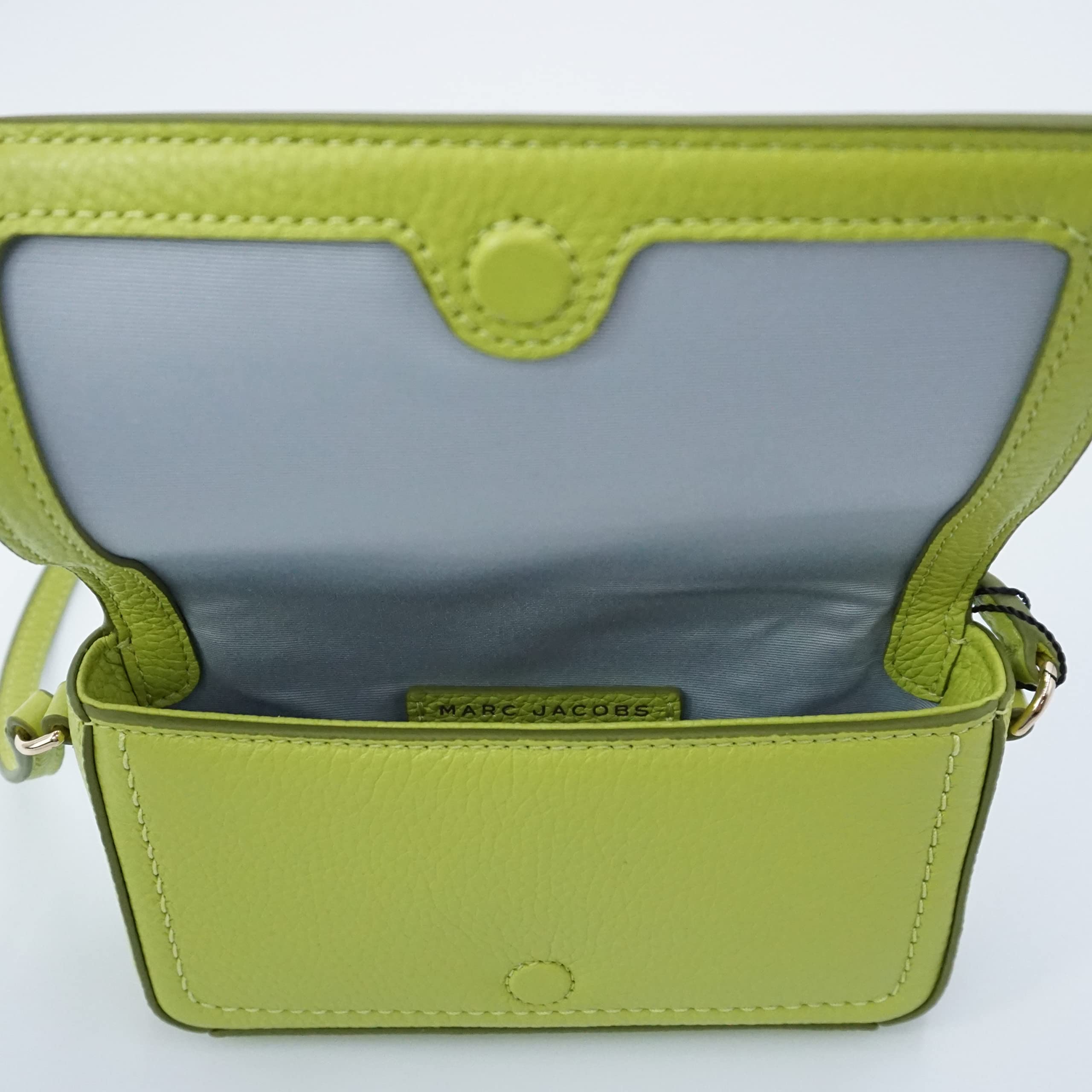 Marc Jacobs H107L0FA21-322 Green Oasis With Gold Hardware Women's Groove Leather Mini Crossbody Bag