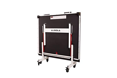 JOOLA Rally TL - Professional MDF Indoor Table Tennis Table w/ Quick Clamp Ping Pong Net & Post Set - 10 Minute Easy Assembly - Corner Ball Holders - Ping Pong Table w/ Playback Mode,