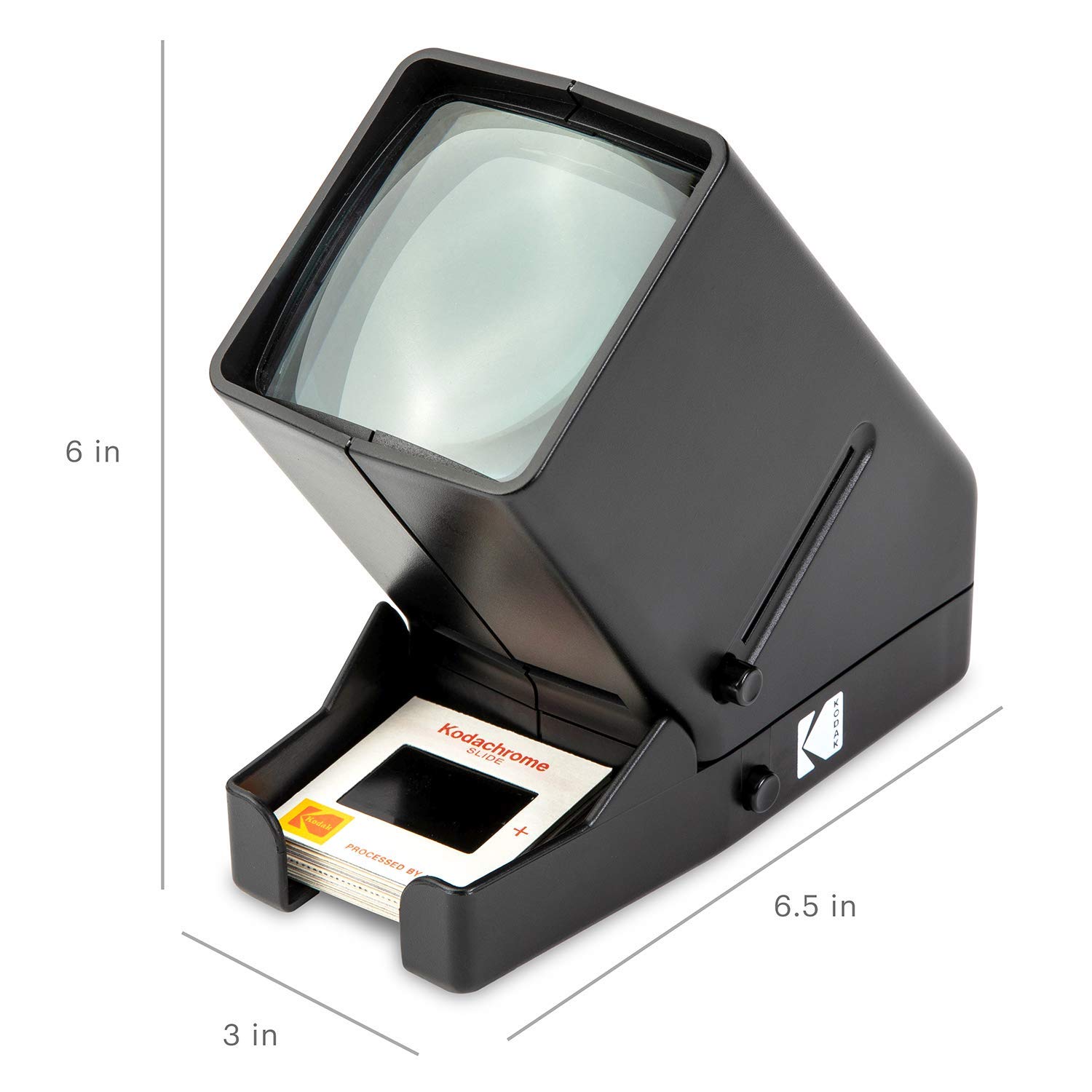 KODAK 35mm Slide and Film Viewer - Battery Operation, 3X Magnification, LED Lighted Viewing β for 35mm Slides & Film Negatives (Renewed)