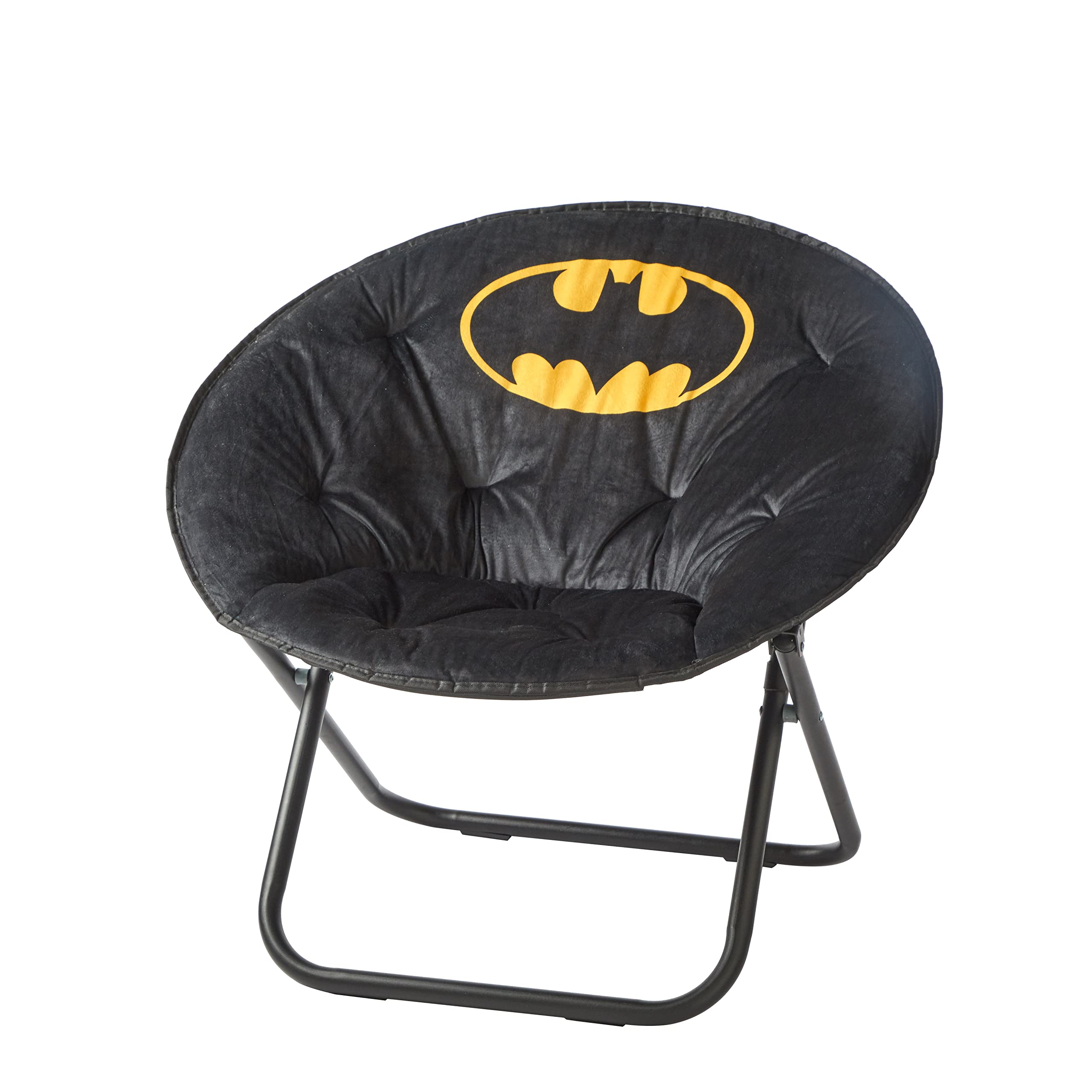 Idea Nuova Harry Potter Plush Folding Saucer Chair with 32” Folding Metal Frame for Kids,Teens,Adults