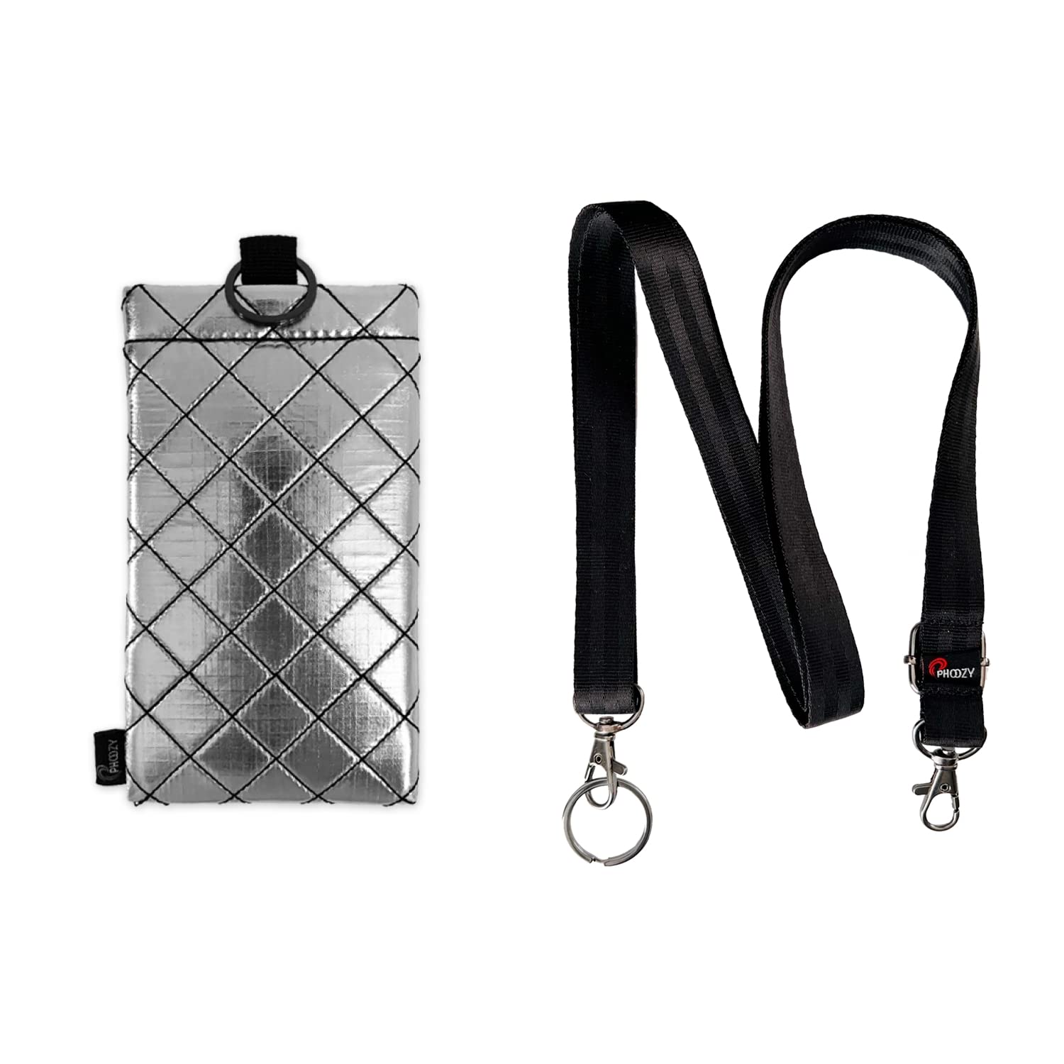 PHOOZY Apollo II Thermal Phone Case with AGION Lining and Keyring + Cross Body Strap for Easy Carry of The Apollo