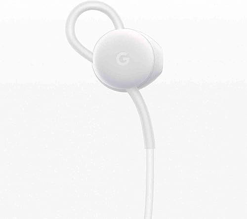 UrbanX USB-C Wired Digital Earbud Headset Compatible with Google Pixel Phones and All Other Type C Audio Jack Phones – White