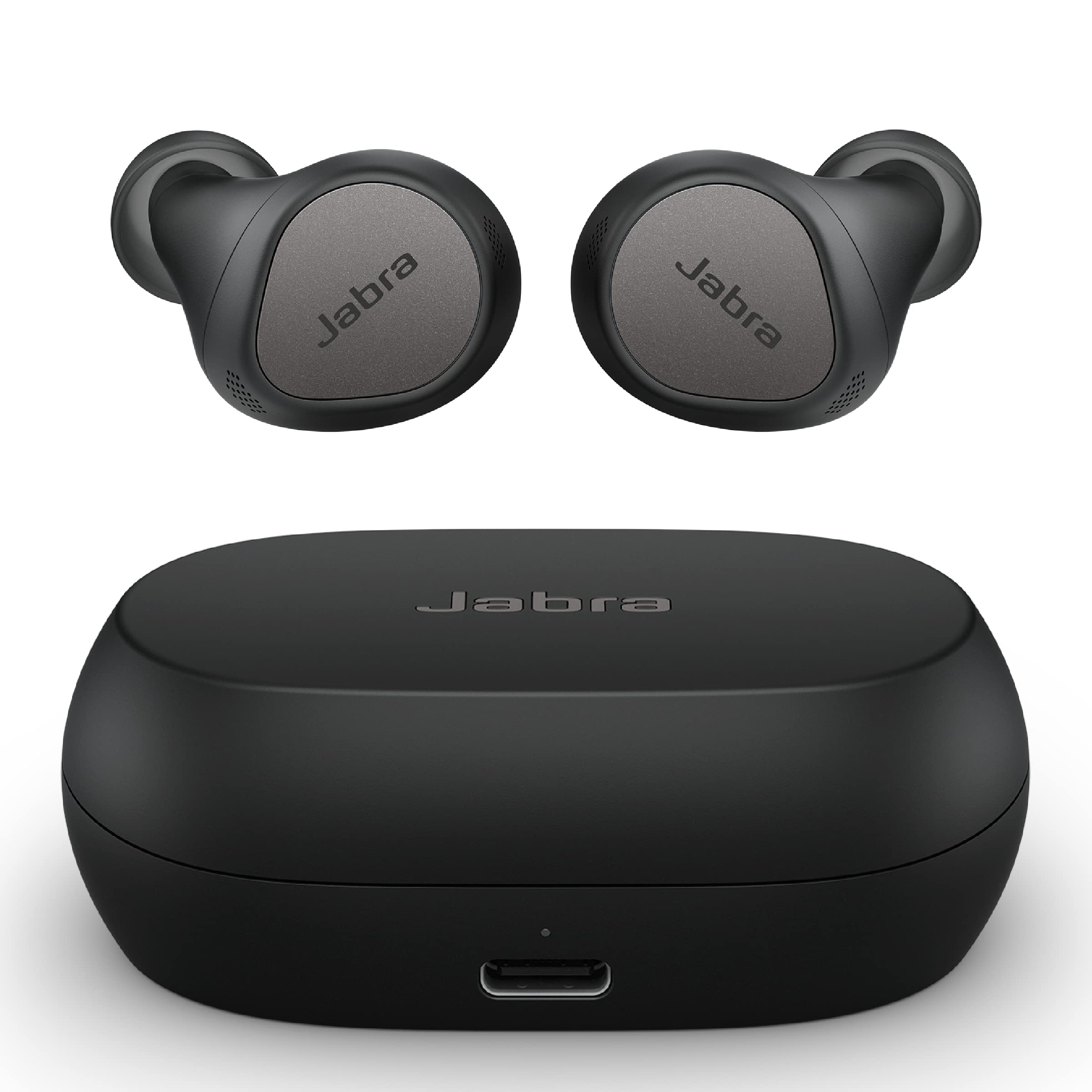 Jabra Elite 7 Pro in Ear Bluetooth Earbuds - Adjustable Active Noise Cancellation True Wireless Buds, Compact Design w/Jabra MultiSensor Voice Technology for Clear Calls - Titanium Black (Renewed)