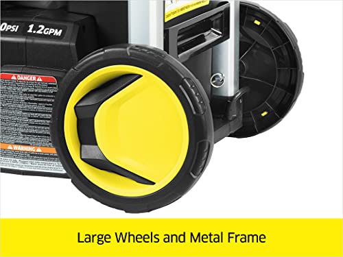 Karcher K1800 1800 PSI 1.3 GPM Electric Power Pressure Washer with Turbo, 15°, & Soap Nozzles
