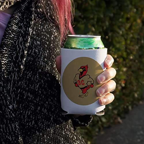 Otterbein University Secondary Logo Can Cooler - Drink Sleeve Hugger Collapsible Insulator - Beverage Insulated Holder