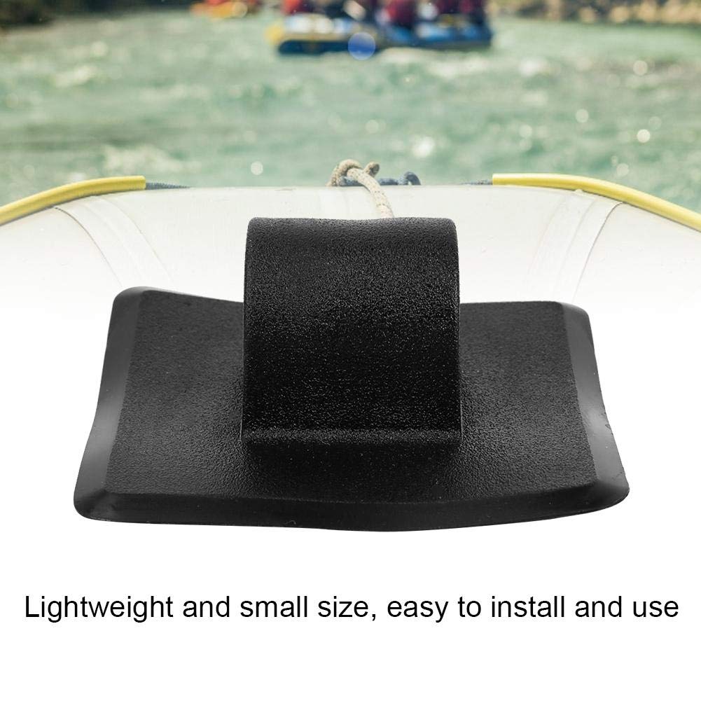 Inflatable Boat Motor Mount Kit,Motor Mount Clip 2 Pcs Black Plastic Engine Motor Clip Mount Motor Stand Holder Engine Motor Attach Bracket Accessories for Kayak Boat Fishing Canoe Inflatable Boat