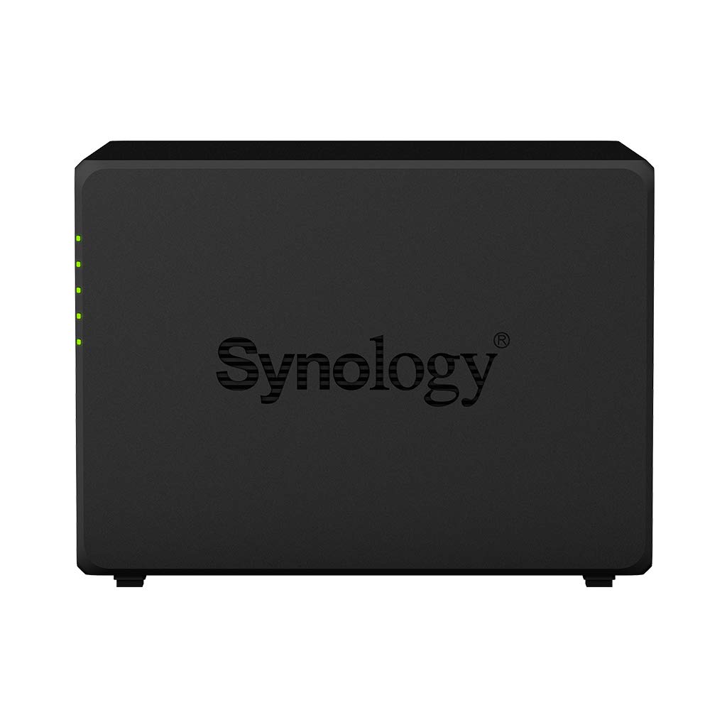 Synology DiskStation DS420+ NAS Server with Celeron 2.0GHz CPU, 6GB Memory, 72TB HDD Storage, 1TB M.2 NVMe SSD, 2 x 1GbE LAN Ports, DSM Operating System