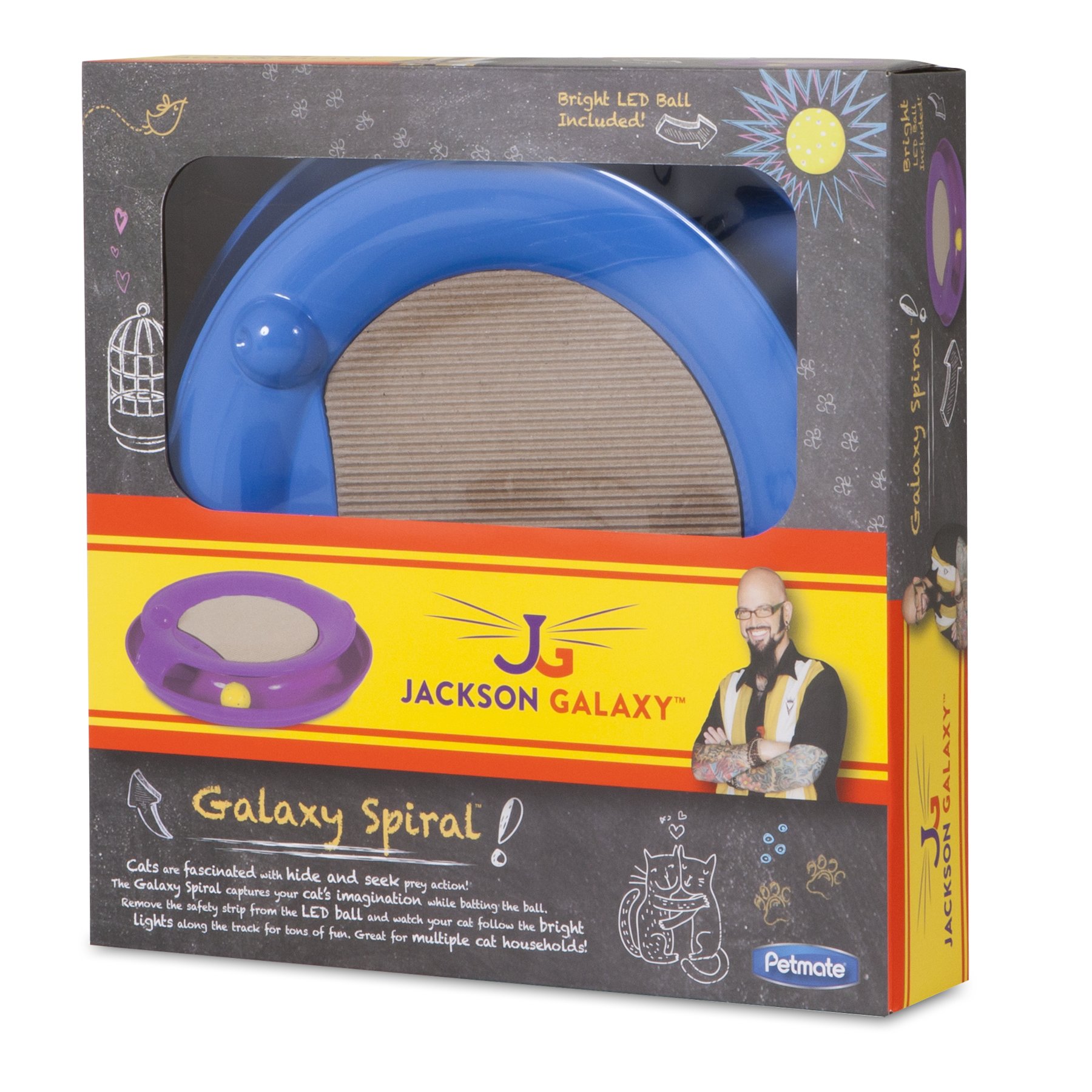 JACKSON GALAXY SPIRAL - ASSORTED COLORS