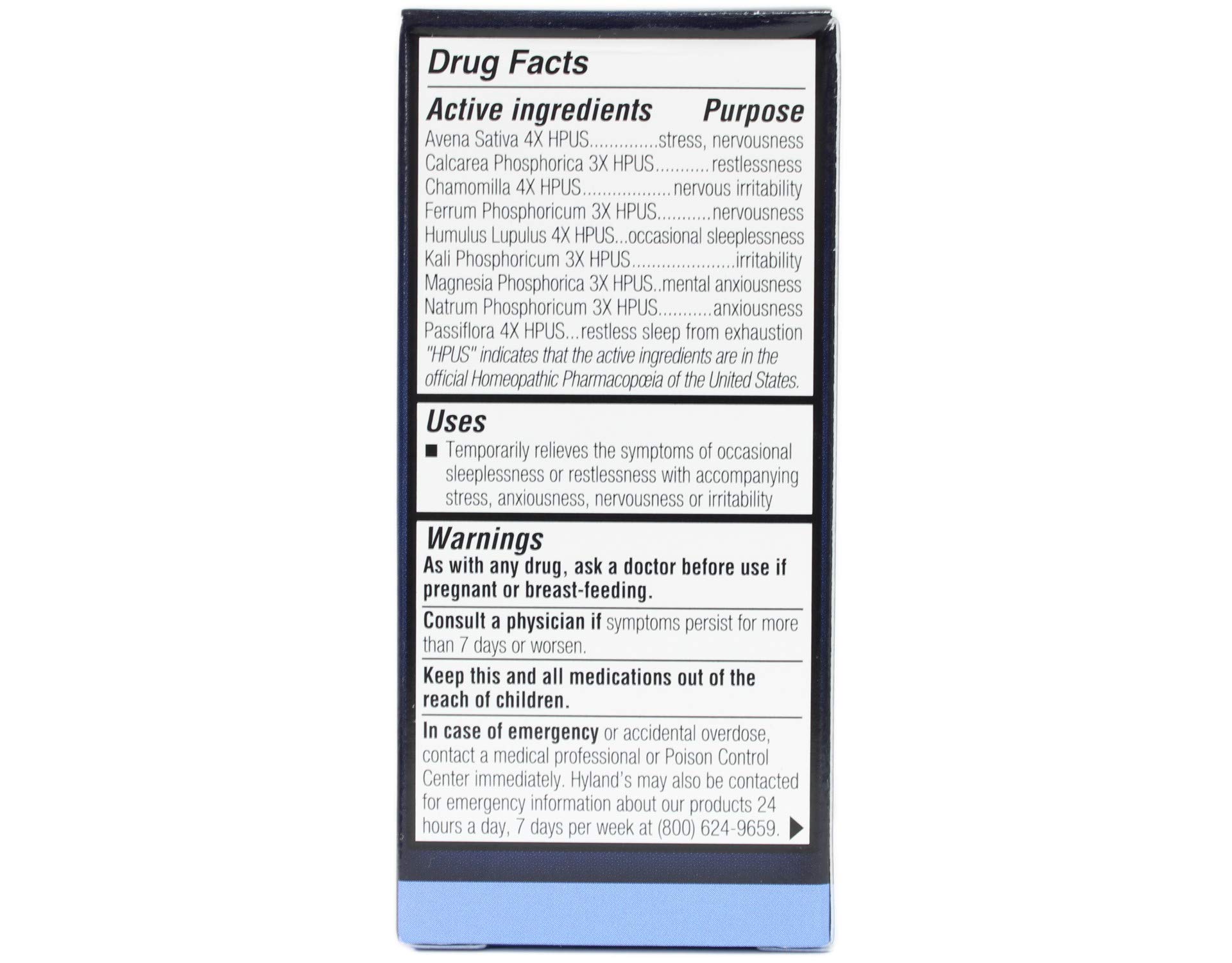 Hyland's Calms Forte Sleep Aid Tablets - 100 ct, Pack of 5