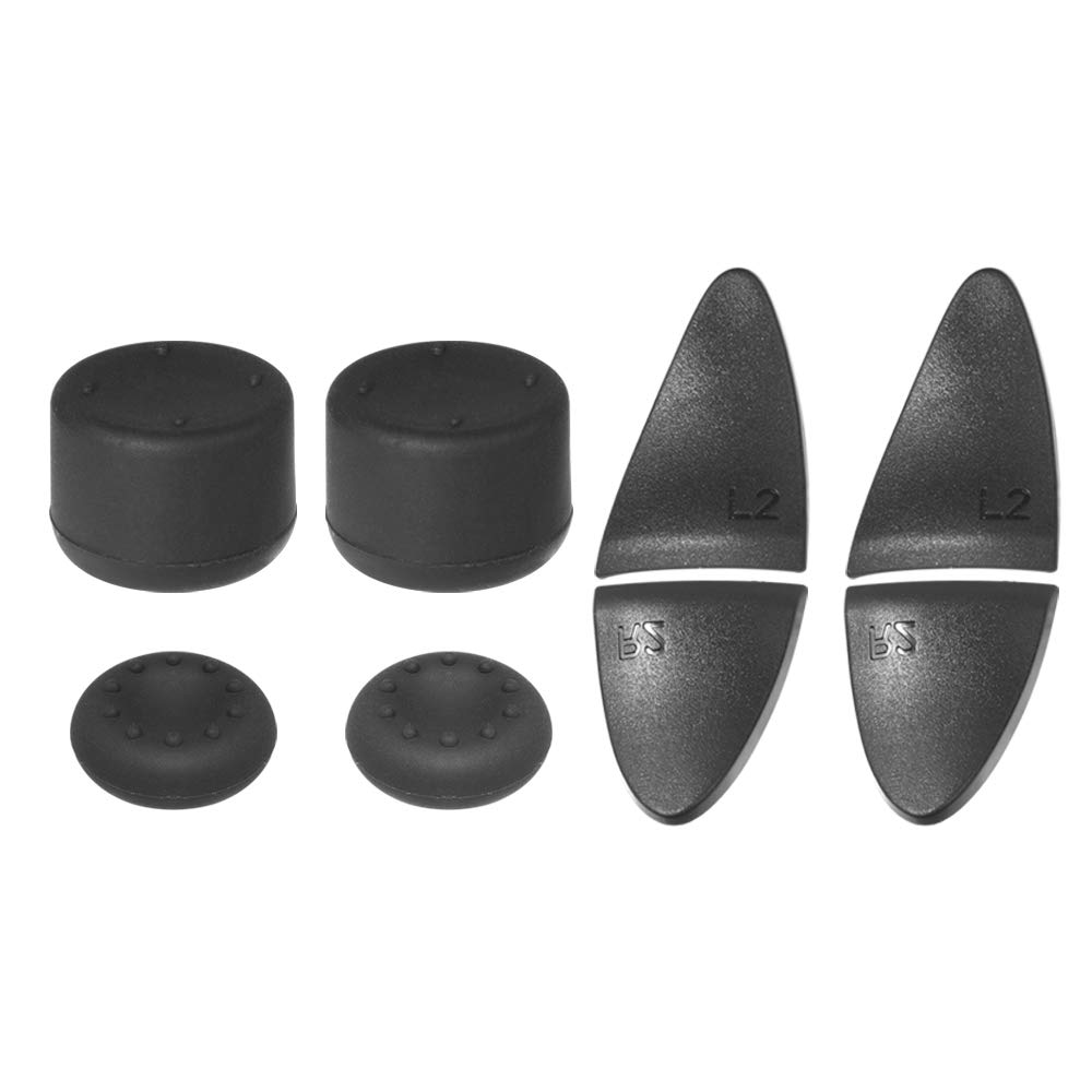 L2 R2 Buttons Trigger Extender Kits with Anti-Slip Thumb Grips for PS5 Controller