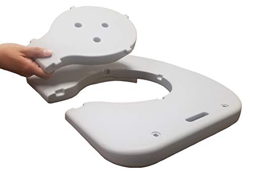 Pro-Slide Bathtub Transfer Bench and Sliding Shower Chair with Cut Out for Additional Cleaning (70311). Multiple Safety Features, Tool-Less Assembly, Height Adjustable and High Weight Capacity.