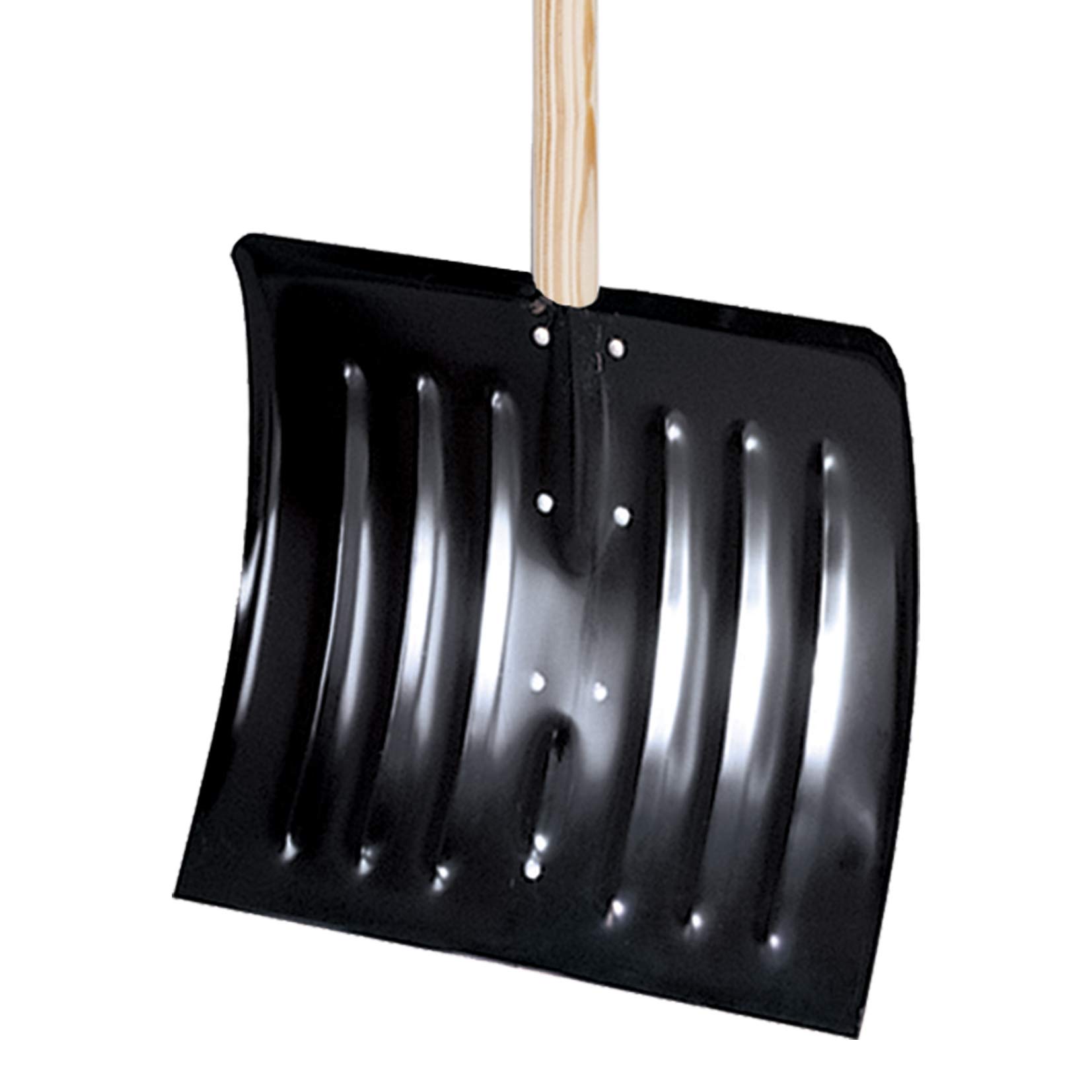 True Temper 1640700 Steel Snow Shovel with D-Grip Hardwood Handle 18 Inch
