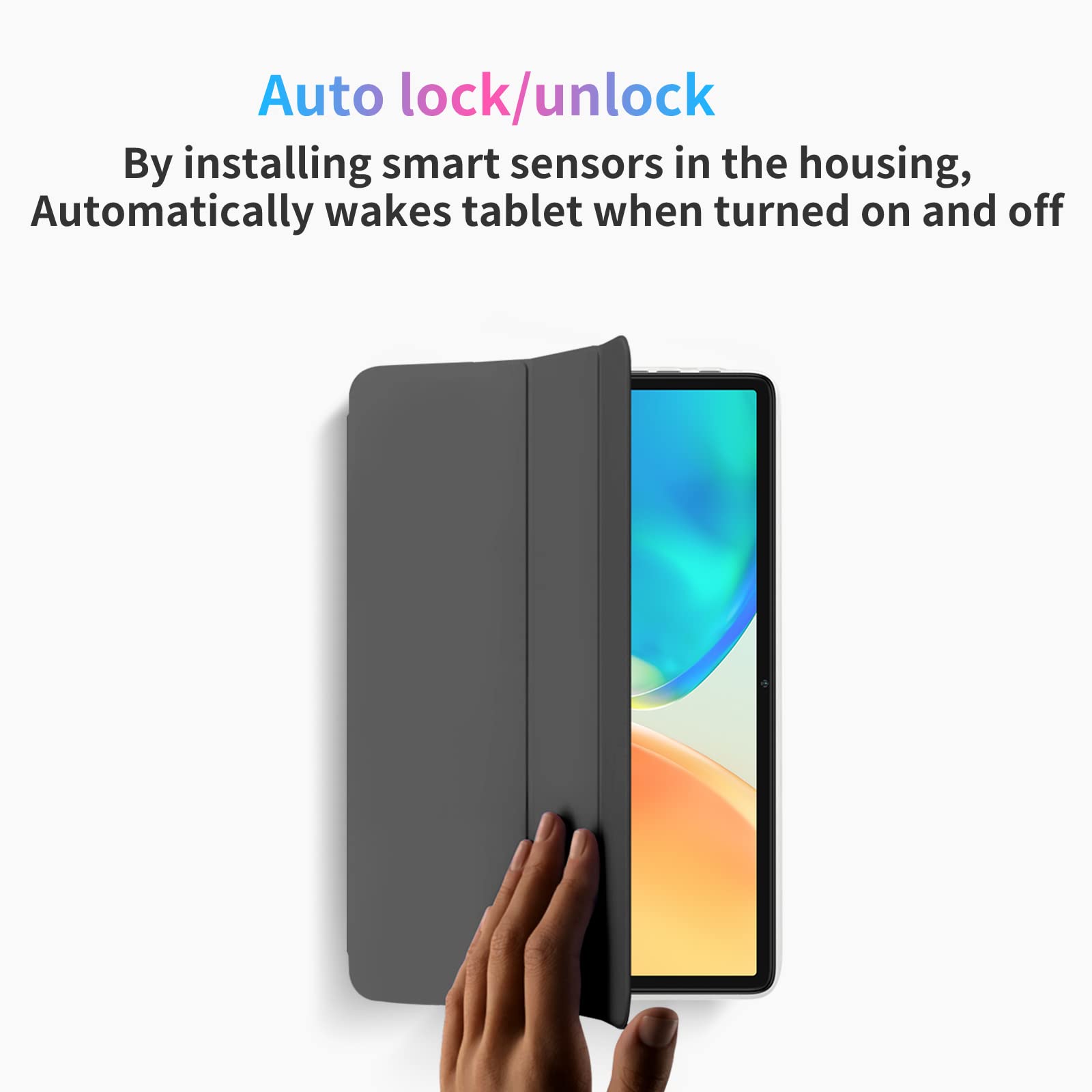 TECLAST M40Plus Case, Tablet Case, Ultra Thin, Ultra Lightweight, Shockproof, Scratch Resistant, Stand Function, Full Protection