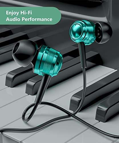 USB C Headphones, Wired Earbuds for iPhone 15 Plus, Samsung S23 Ultra S22 DAC Digital Earphones Stereo Audio in-Ear Headphones with Microphone for iPad 10th Samsung S21 A53 S20 Google Pixel 7 Pro