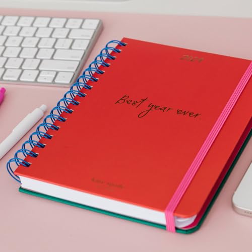 Kate Spade New York 2024 Planner Weekly and Monthly, January 2024 - December 2024, Hardcover Spiral Planner