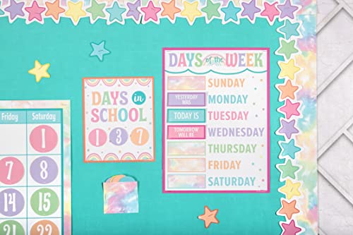 Teacher Created Resources Pastel Pop Stars Die-Cut Border Trim