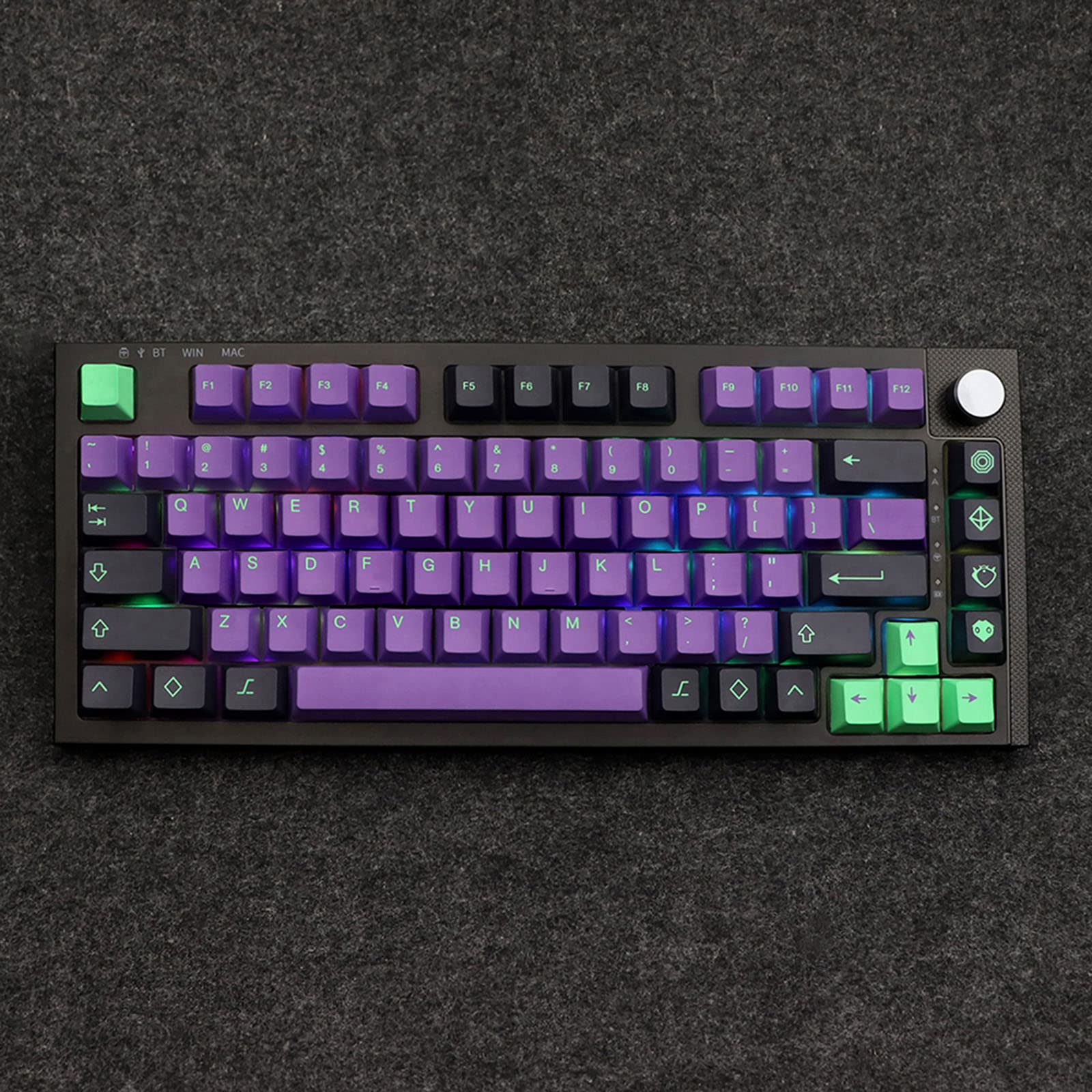 T-HOT 135 Keys DYE-SUB Keycap Profile EVA Custom Keycaps for Switches Gaming Mechanical Keyboard Multi-Language pbt keycaps Japanese Profile Russian Korean English