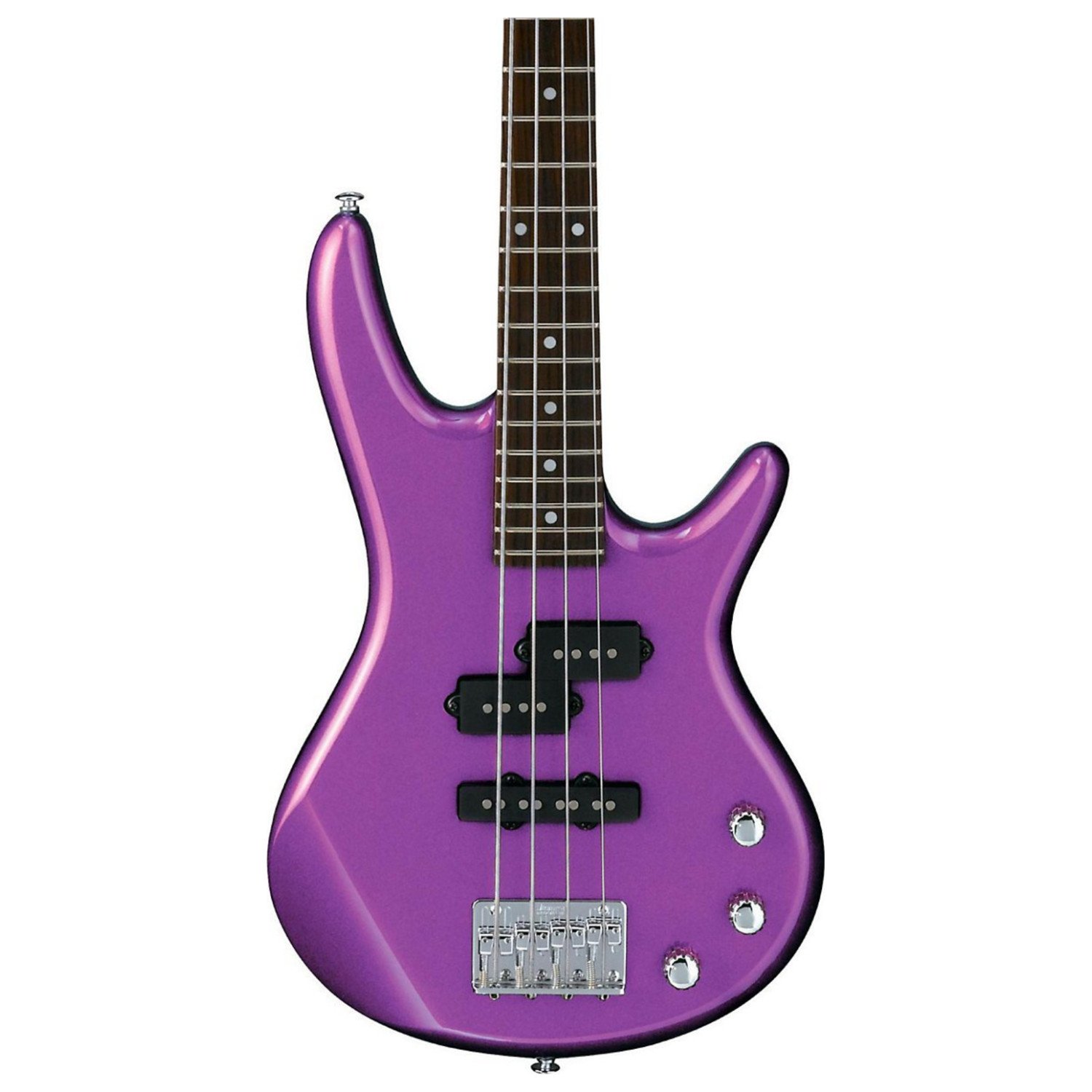 Ibanez GIO GSRM20MPL Metallic Purple 28.6" Scale 4 String Bass Guitar w/ Tuner