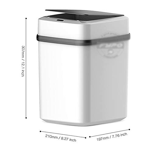 WPYYI 10 L Automatic Touchless Smart Trash Can Motion Sensor Trash Bin Rubbish Waste Bin Kitchen Trash Can Garbage Bins