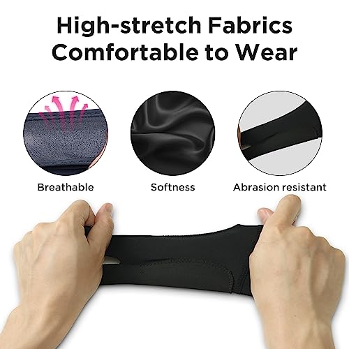 UGEE 2 Pack Artist Glove,Drawing Tablet Universal Sizes Glove,Computer Graphic Tablet Golve with Two Finger for Right Hand or Left Hand,Draw,Sketch