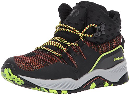 JambuKD Armadillo Boy's Hybrid Athletic Boot Hiking, Black, 9 M US Toddler