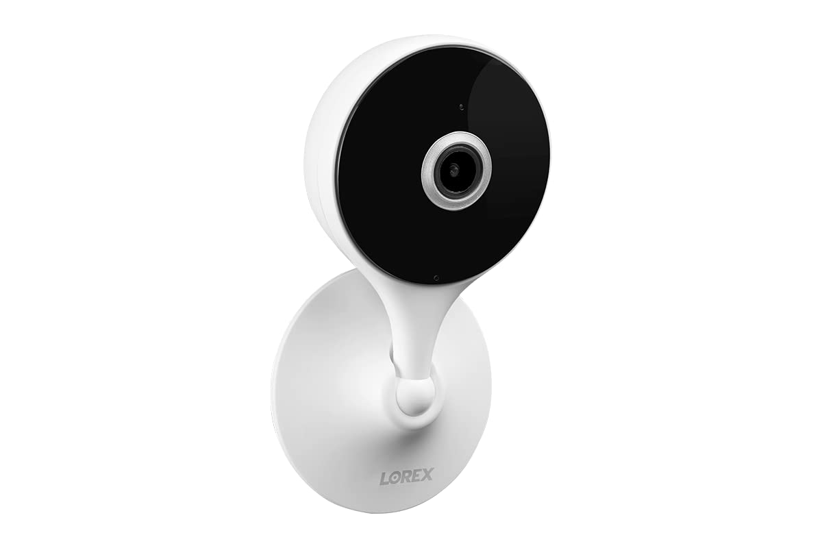 Lorex 2K Indoor WiFi Security Camera for Home, Pet Cam, Baby Cam - Mobile App, IR Night Vision, Person Detection & 2 Way Talk - Free 16GB Micro SD