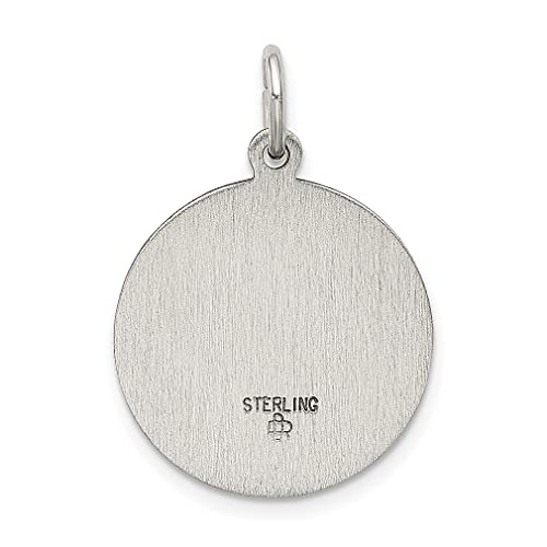 IceCarats 925 Sterling Silver Vintage Saint John The Baptist Medal Necklace Charm Pendant Only
