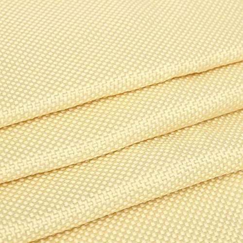 XLJP 100 * 30cm Kevlar Fabric 200gsm Fabric Woven Aramid Fiber Cloth Plain 100cm/39.4'' Width Yellow Color