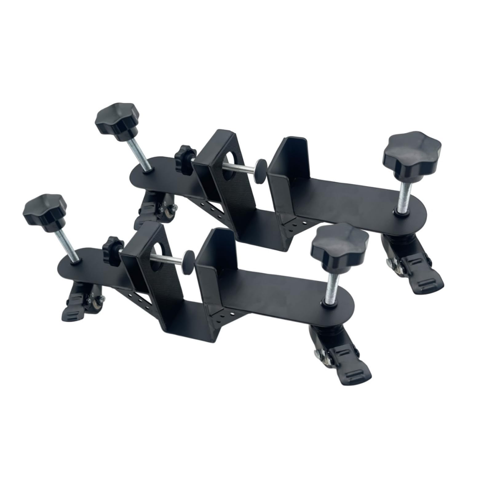 YEBOOCA Door handling cart,Door Installation Tool Kit 2 Pcs, Adjustable Door Lifter Dolly Tool with Rotating Wheels for 0.3" to 2.3" Prehung Slab Doors (0.3" to 2.3")