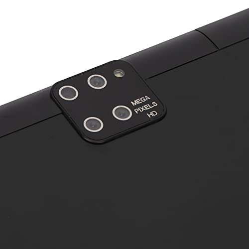 Tablet PC, 100240V Black 6GB 128GB 2.4G 5G WiFi 10.1 Inch Tablet Front 8MP Rear 16MP for Reading for 10.0 (US Plug)