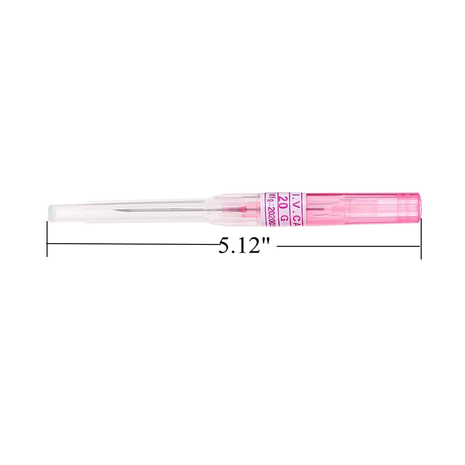 Piercing Needles,50PCS 20G IV Catheter Needles 20 Gauge Disposable Stainless Steel Hollow Body Piercing Needles for Ear Nose Belly Navel Nipple Piercing(20G)