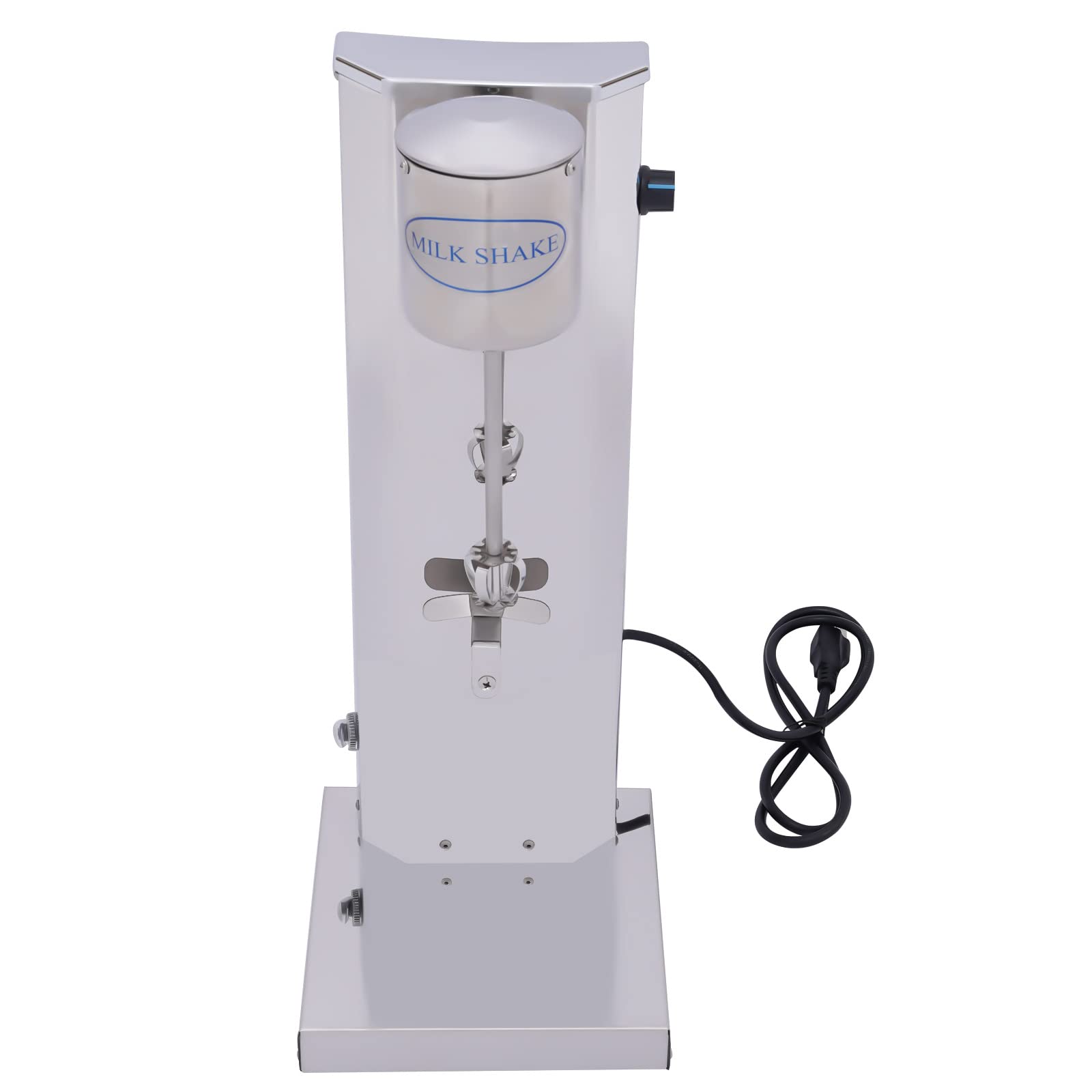 YETINGSHOP Milkshake Maker, 180W Stainless Steel Electric Milkshake Maker Machine, Single Head Commercial Drink Mixer for Milkshake Mixed Drink, 800ml Cup, Infinitely Variable Speed
