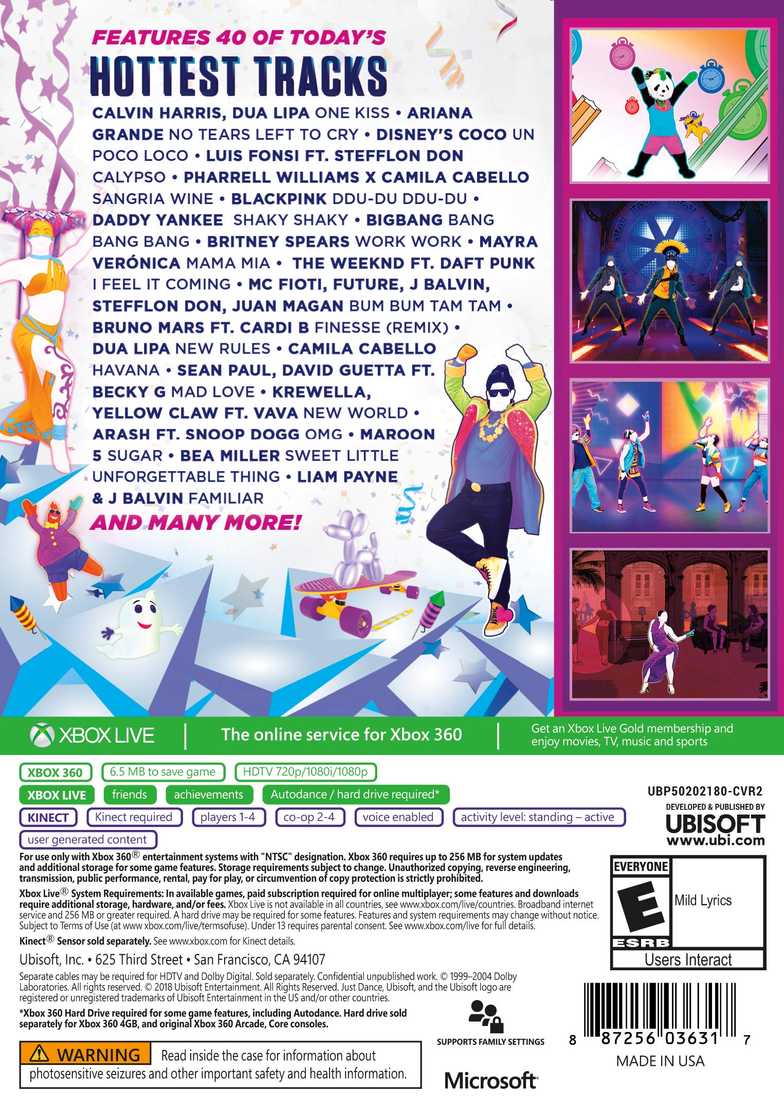 Just Dance 2019 - Xbox 360 Standard Edition
