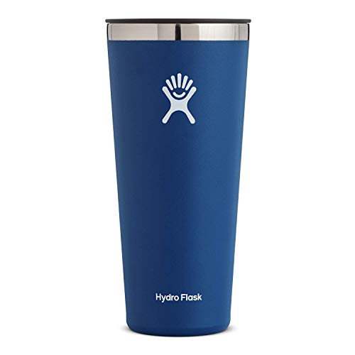 Hydro Flask Tumbler Cup - Stainless Steel & Vacuum Insulated - Press-In Lid - 32 oz, Cobalt