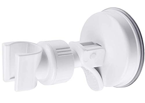 Suction Cup Shower Head Holder Handheld Shower head Bracket Adjustable Height Shower Holder, Removable Handheld Wand holder Wall Mounted Suction Bracket