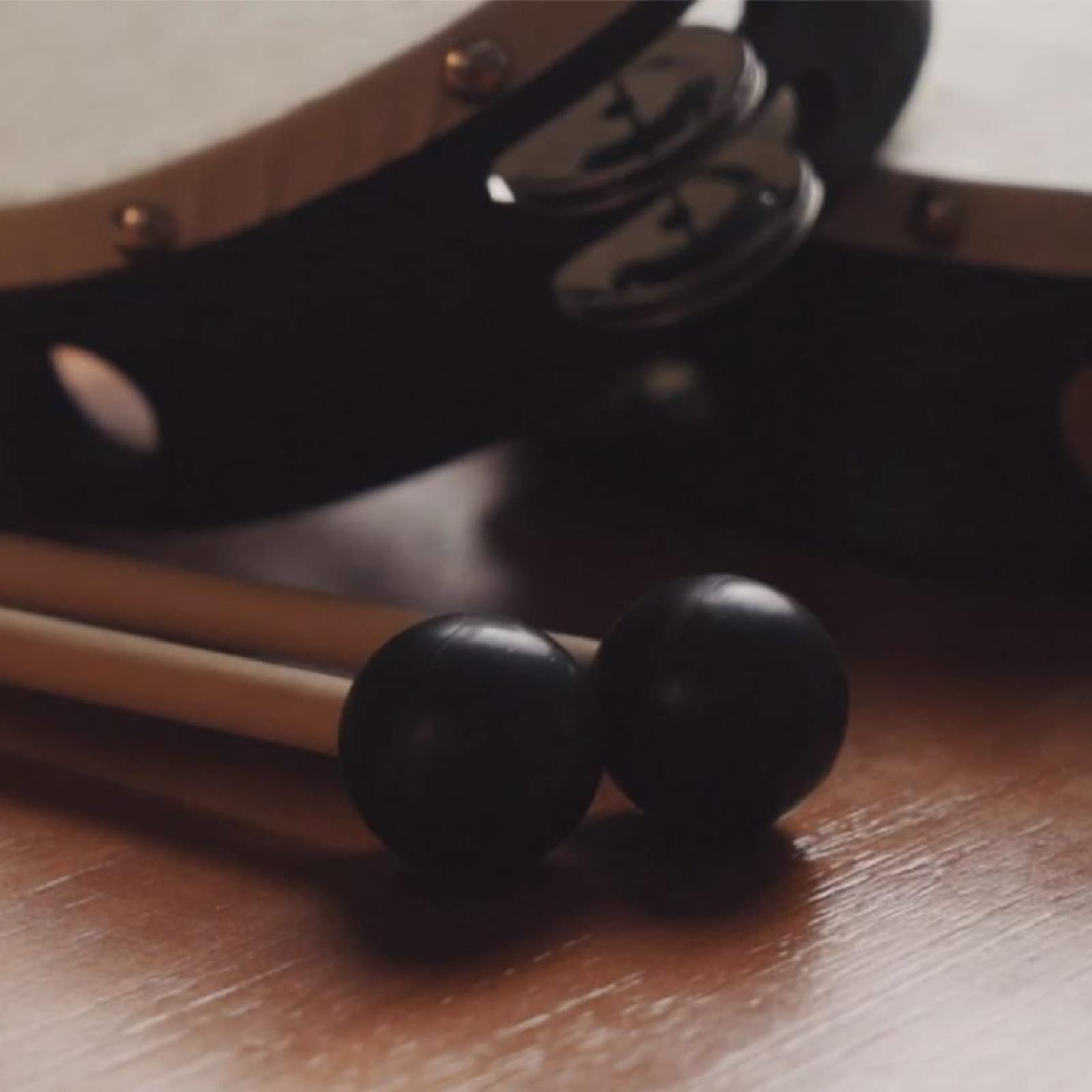 Miwayer Rubber Mallet 8/12.5/15in Drumsticks for Percussion Such as Tongue Drum, Xylophone, Glockenspiel, Handpan (12.5in)
