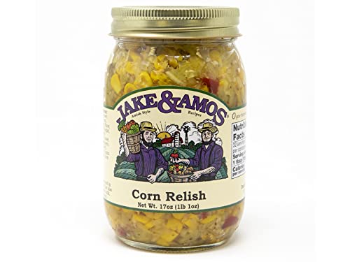 Jake & Amos Corn Relish 17 Oz. (3 Jars)