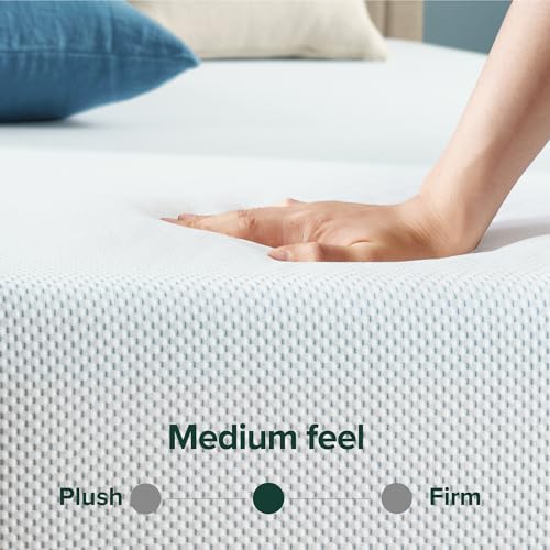 ZINUS 12 Inch Green Tea Cooling Memory Foam Mattress [New Version], King, Fiberglass Free, Medium Firmness, Cooling Gel Foam, Certified Safe Foams & Fabric, Mattress in A Box