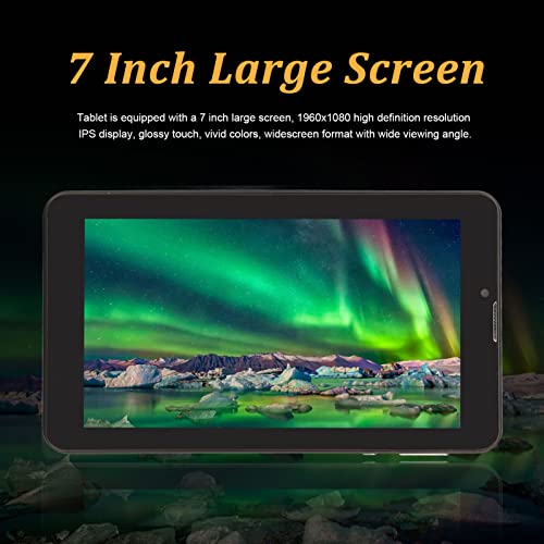 Tablet PC, 7 Inch Tablet 100240V 1960x1080 HD Black 4GB 32GB to Play 10.0 (U.S. regulations)