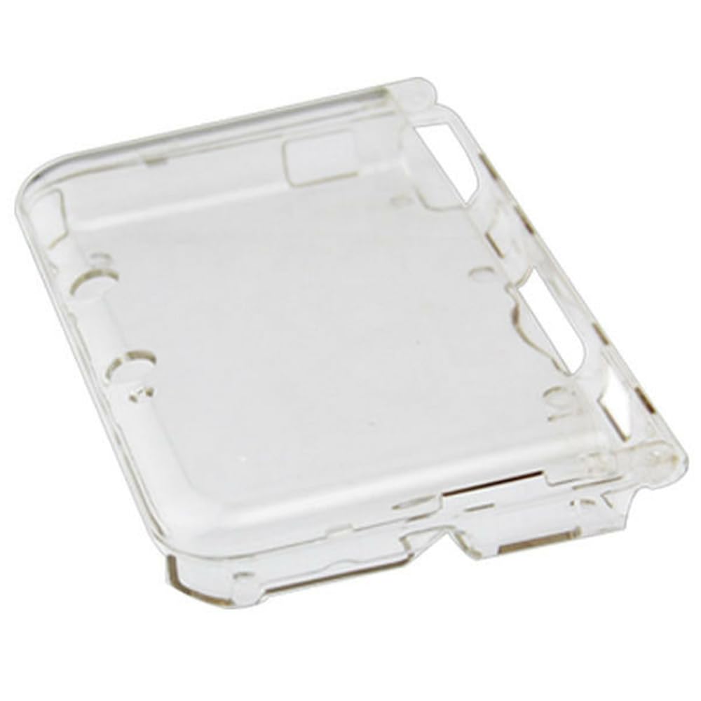 KlsyChry Transparent Hard Shell Case Cover Compatible with Nintendo 3DS XL/LL, Replacement Protective 3DS XL Crystal Clear Housing Case (Not Compatible with The New Version)