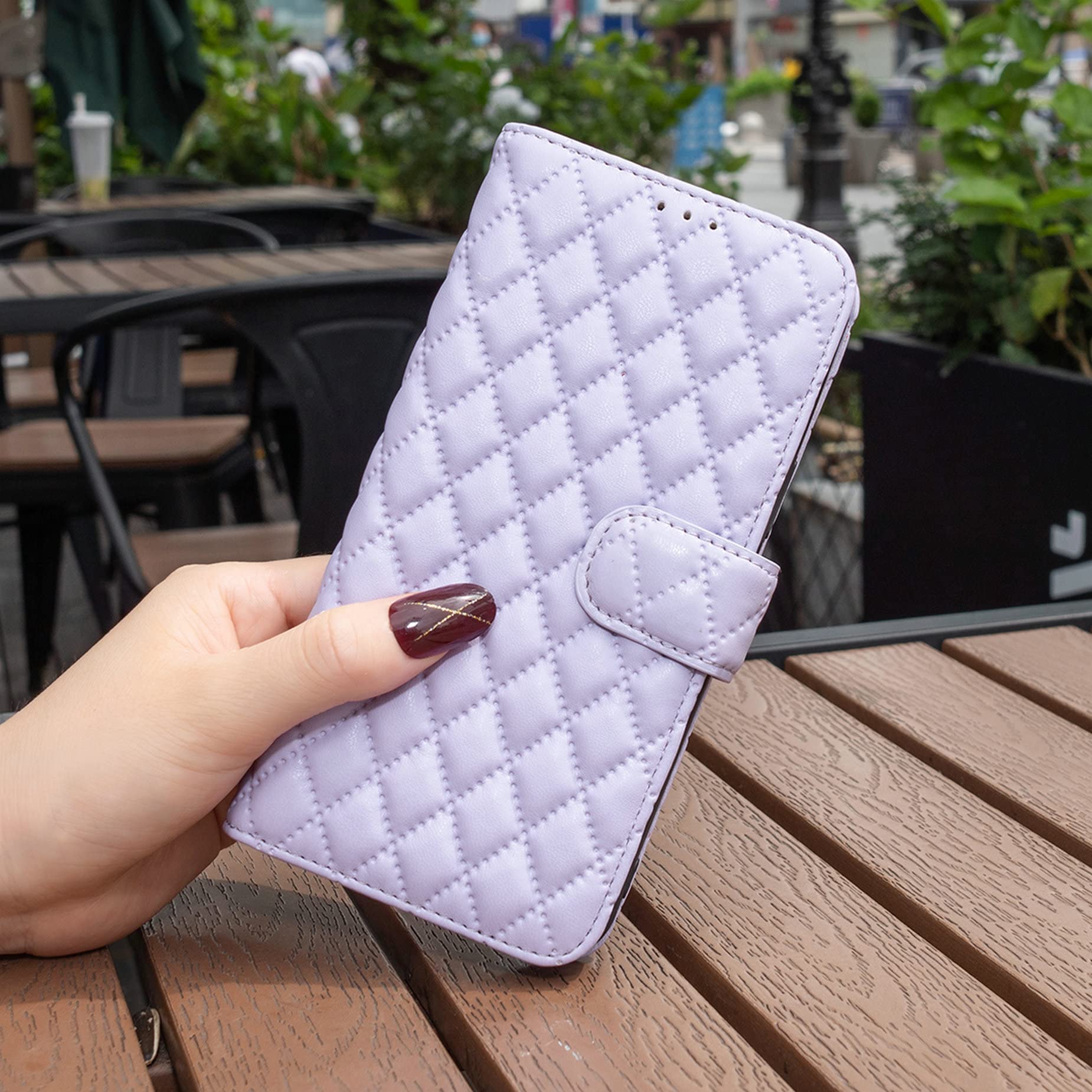 jioeuinly ATT Calypso 4 Case Compatible with AT&T Calypso 4 U380AA Phone Case Cover Flip Stand Cover Women Wallet XXF Purple
