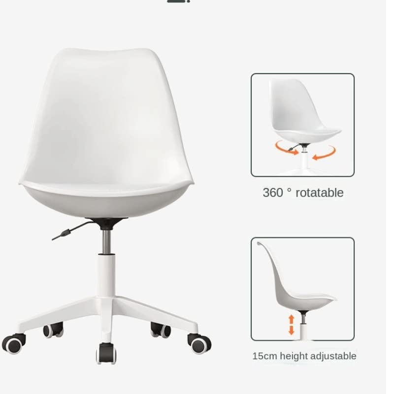 XBWEI Computer Chair Desk Backrest Simple Lifting Leisure Chair Reception Office Stool Comfortable Chair (Color : E, Size : 1)